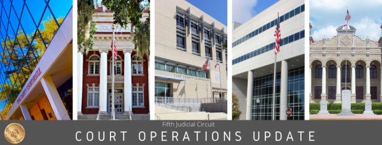 Coronavirus (COVID-19) - State of Florida Fifth Judicial Circuit